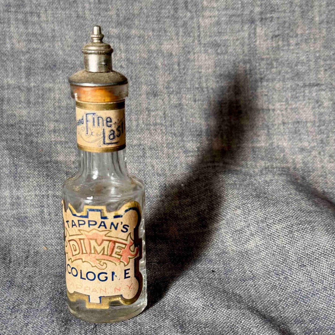 Vintage Tappan's Dime Cologne Bottle - Etsy