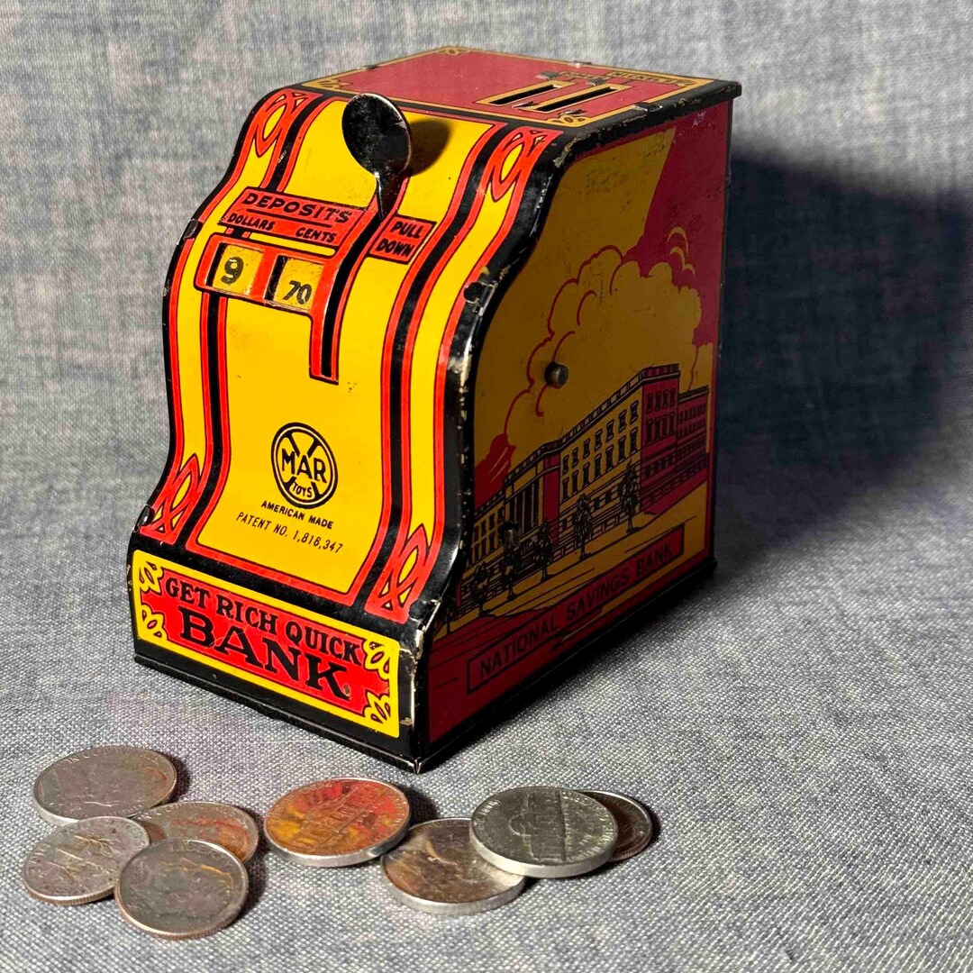 Marx Tin Litho Mechanical Bank - Etsy