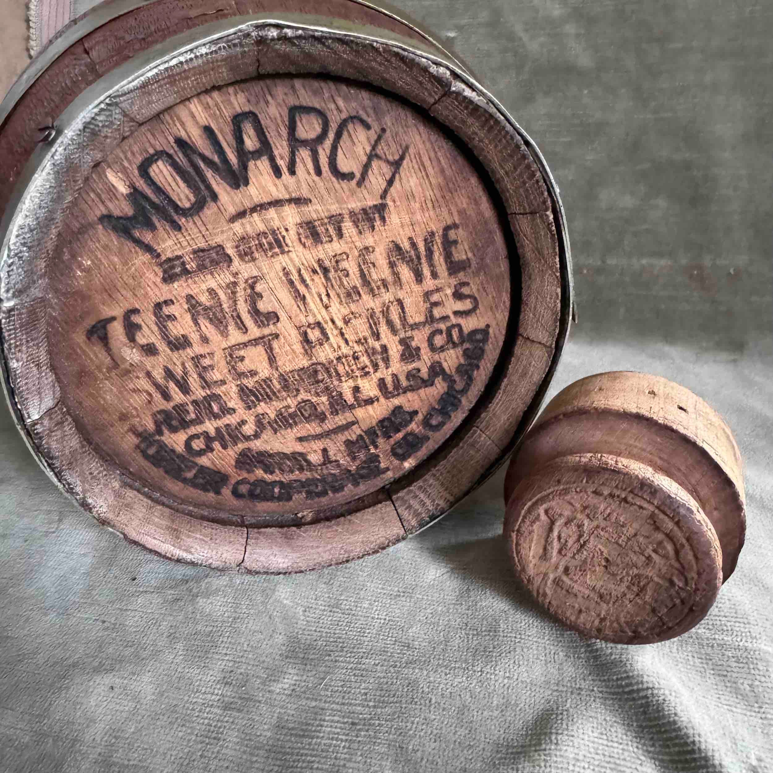 Vintage Monarch Pickle Keg - Etsy