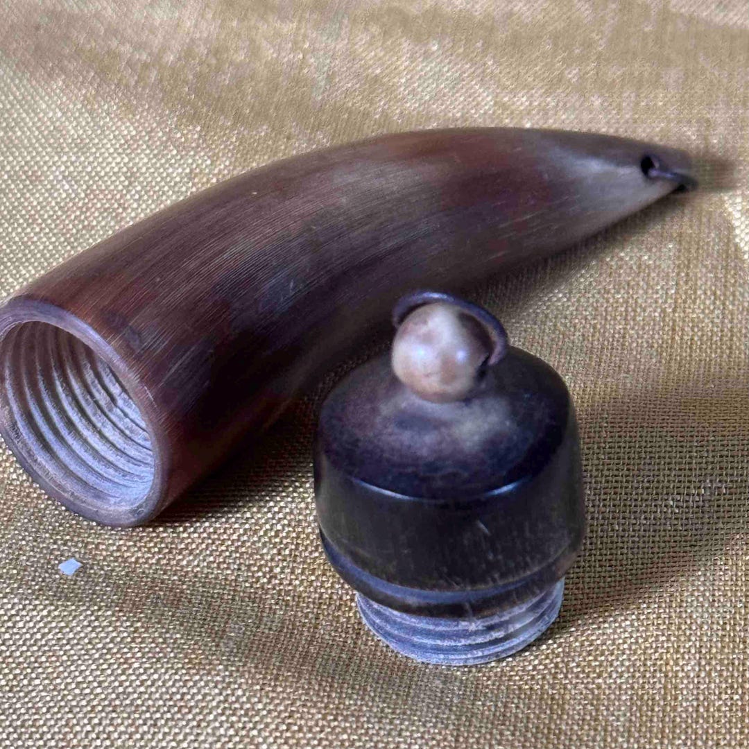 Antique Primer Powder Horn - Etsy