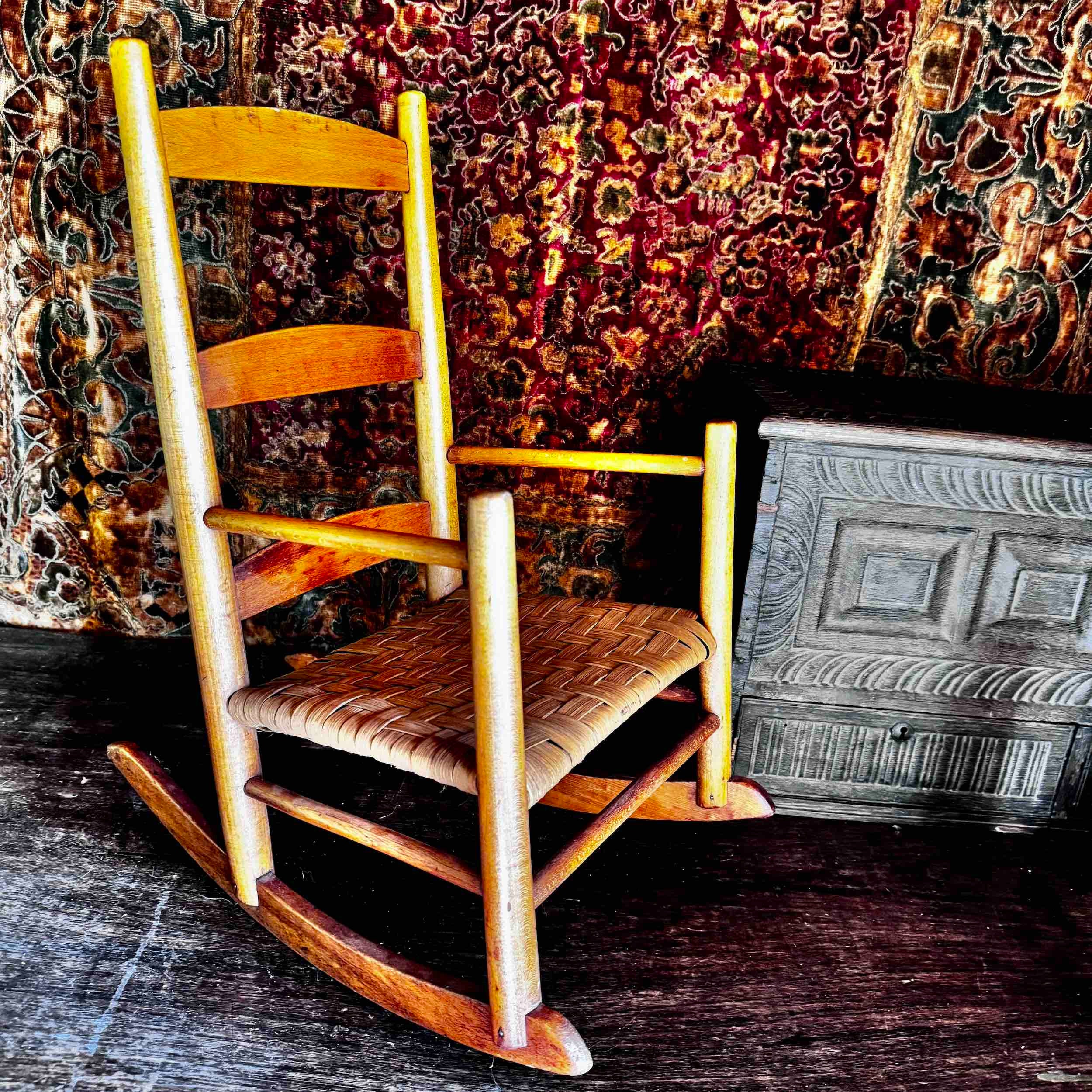 Antique Childs Rocking Chair - Etsy