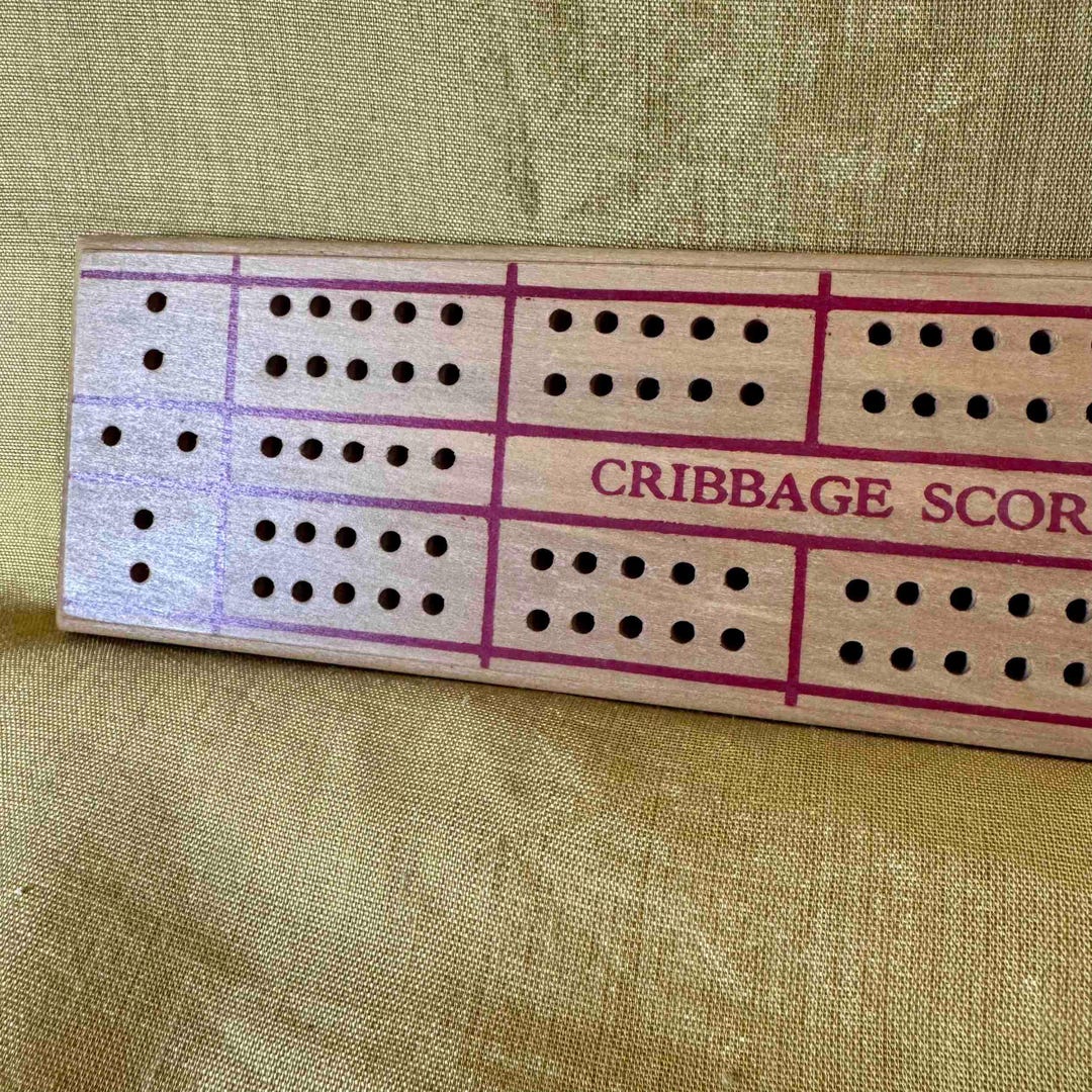 Vintage Horn Co. C-14 Mccrillis Cribbage Board W Pins - Etsy