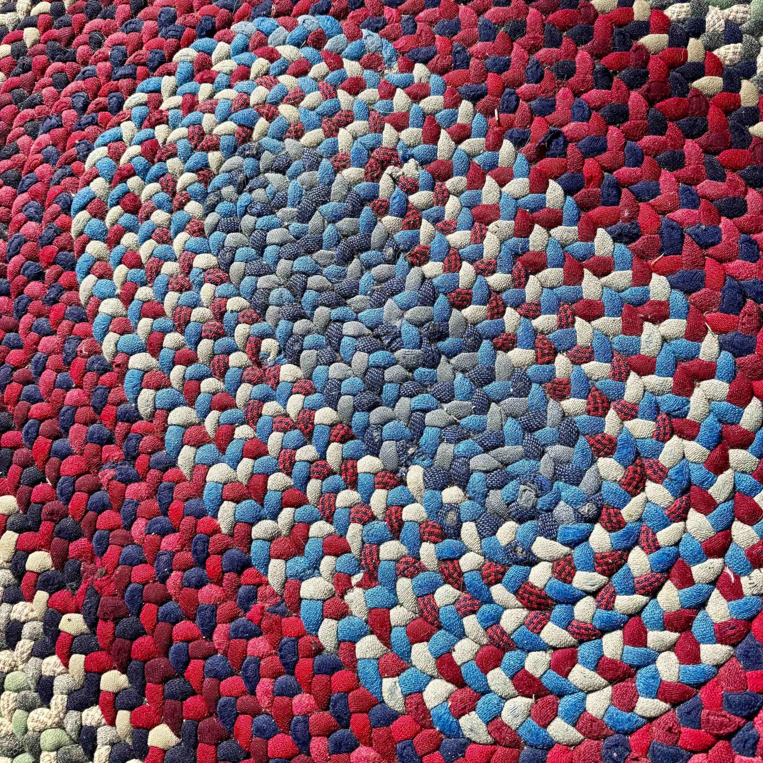 Vintage Braided Mat - Etsy