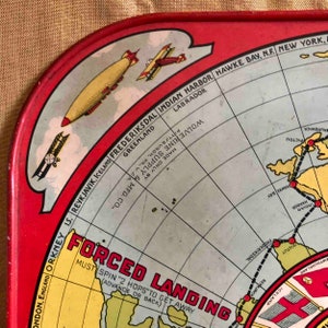Vintage Aeroplane Race Gameboard - Etsy