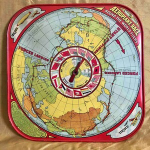Vintage Aeroplane Race Gameboard - Etsy