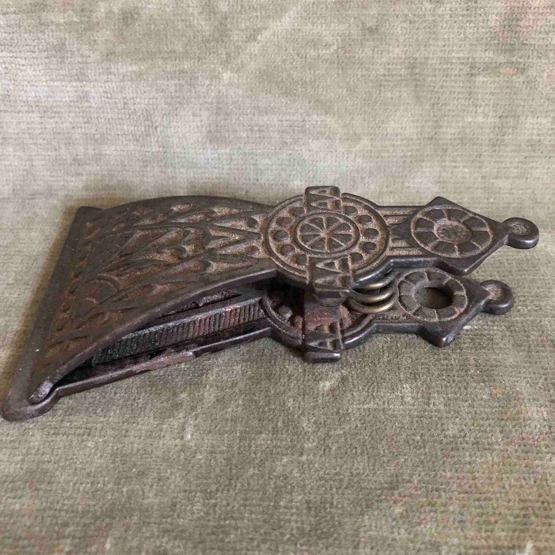 Vintage Cast Iron Paper Clip - Etsy