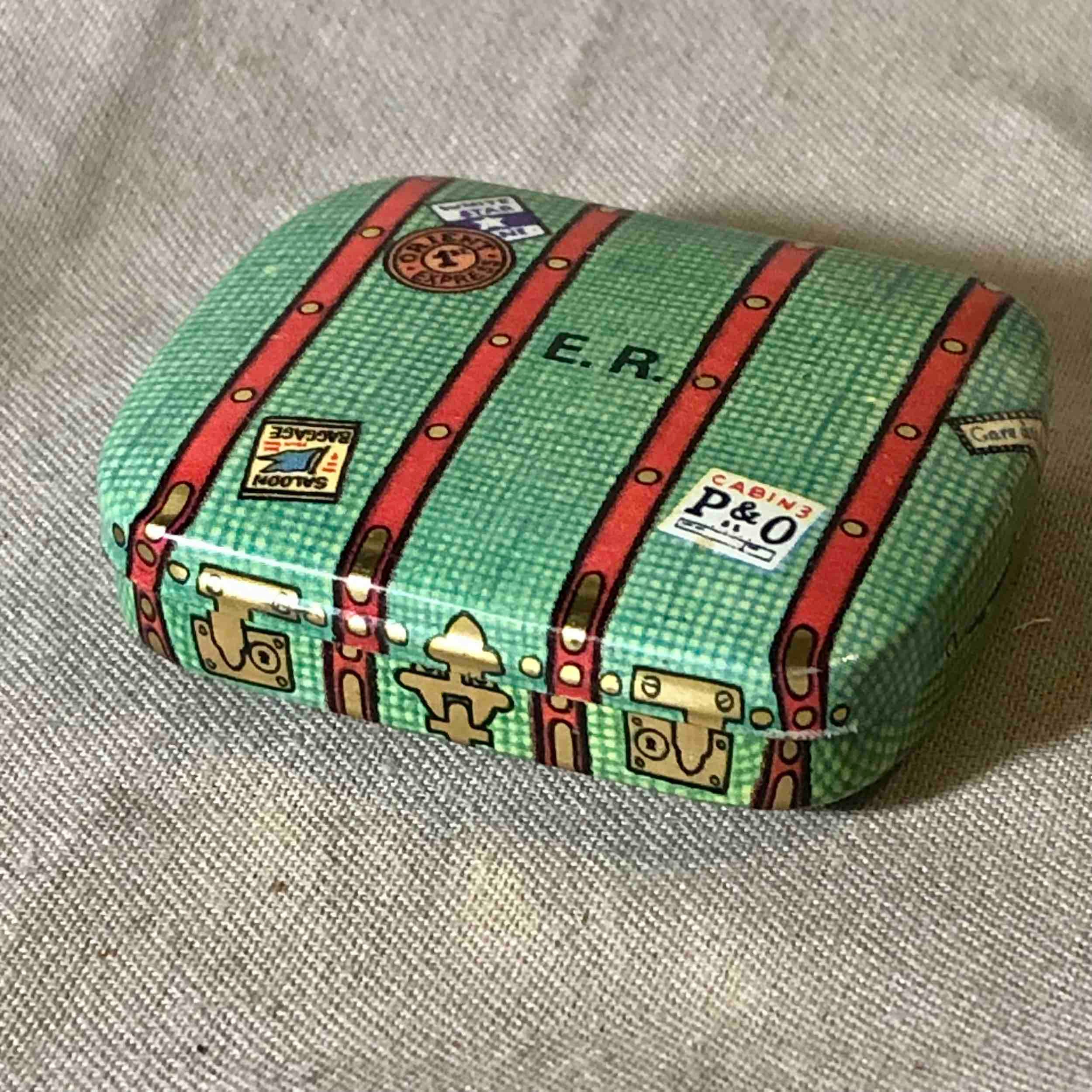 Vintage DODO Designs Suitcase Pill Box - Etsy