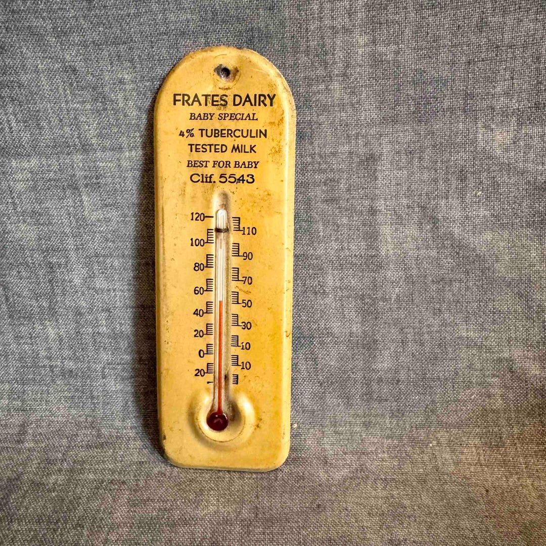 Vintage Promotional Thermometer - Etsy