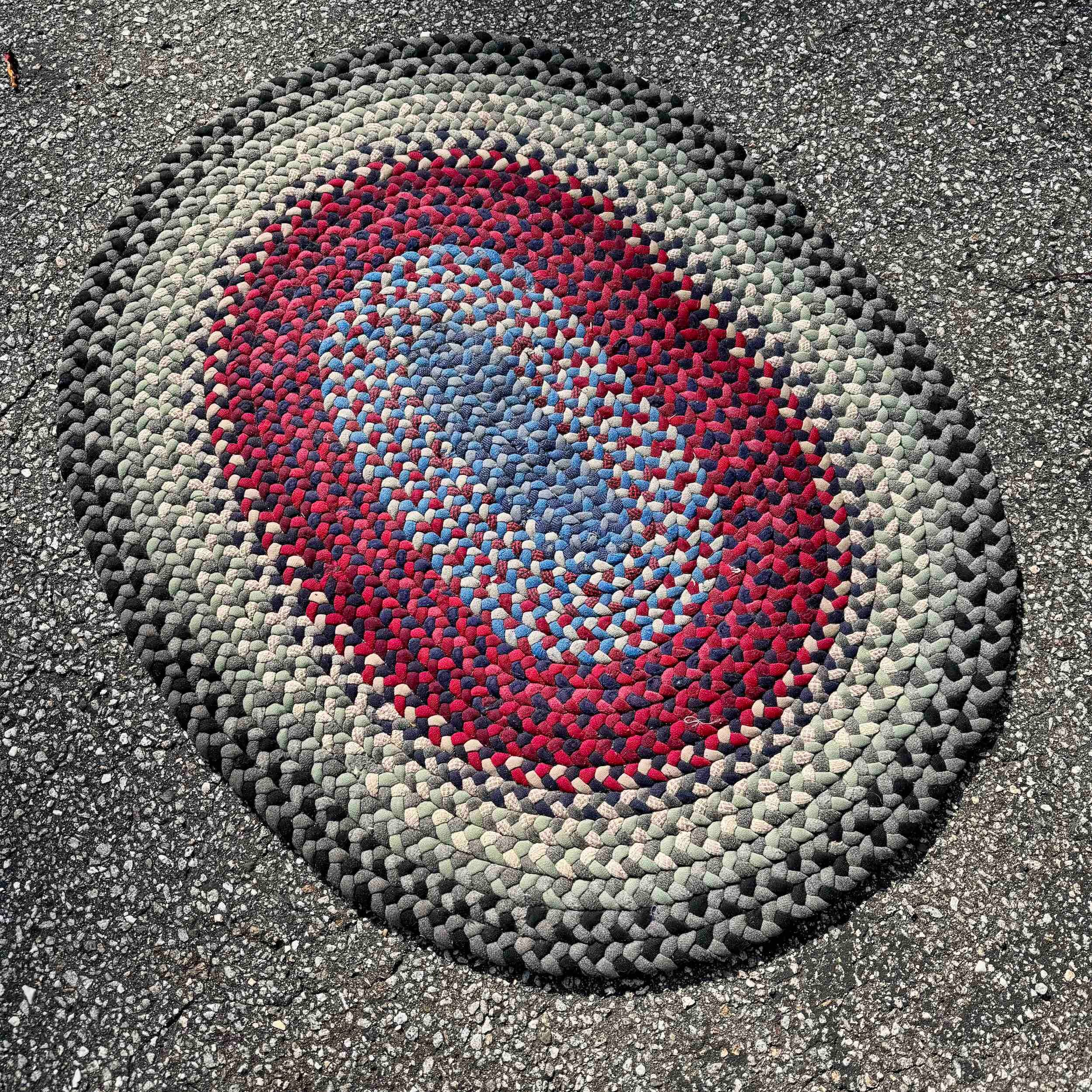 Vintage Braided Mat - Etsy