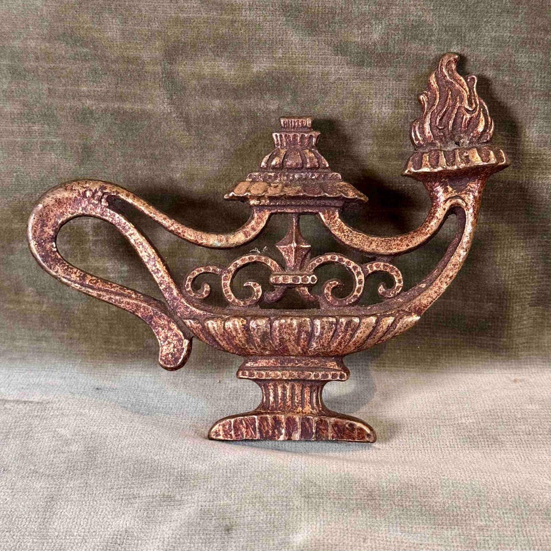 Solid Bronze Lamp of Knowledge – Academic & Masonic Symbol - Etsy
