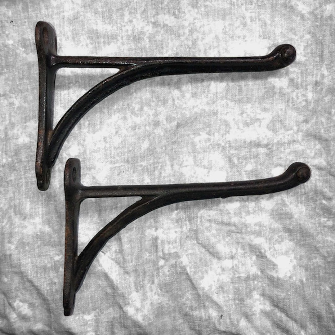 Vintage Pair of Cast Iron Barn Hooks 5-1/2 - Etsy