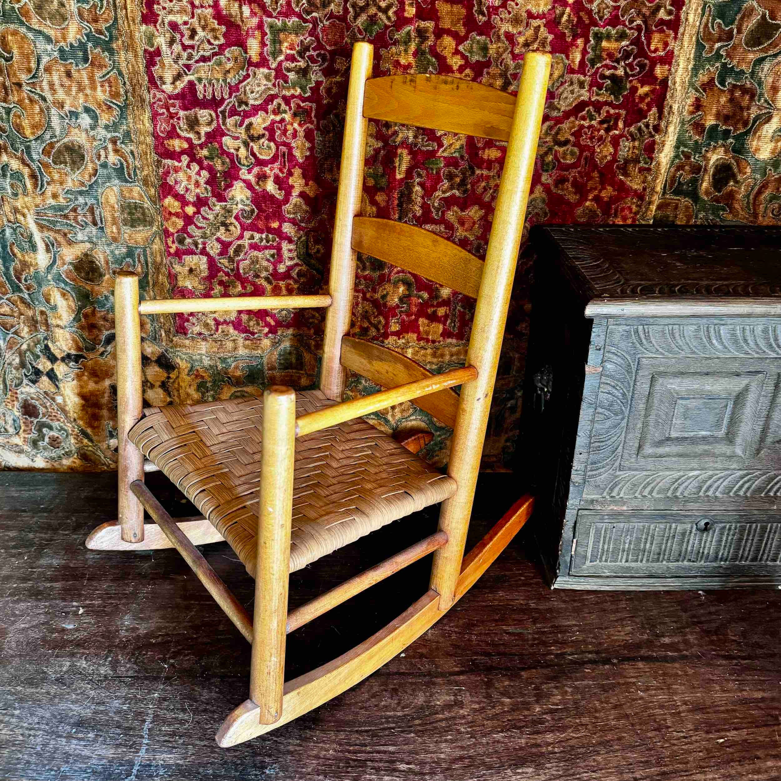 Antique Childs Rocking Chair - Etsy