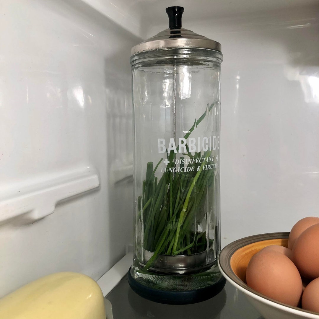 Vintage Repurposed Barber Shop Jar - Etsy