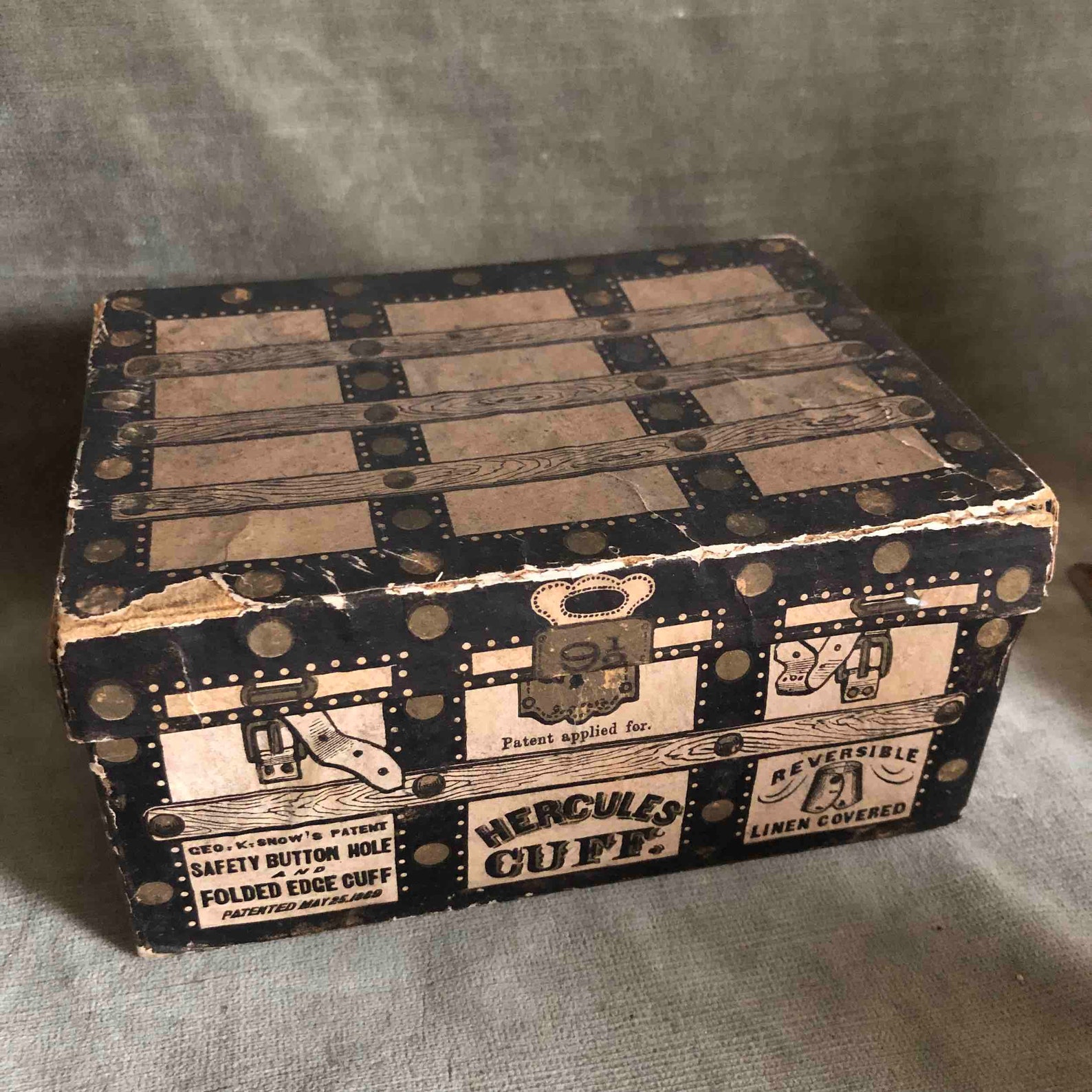 Vintage Collar Box - Etsy