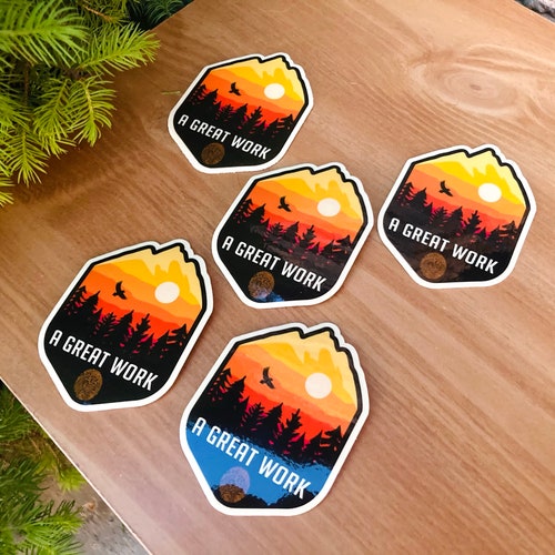 Set of 10 2021 Youth Theme Vinyl Stickers A Great Work Vinyl - Etsy