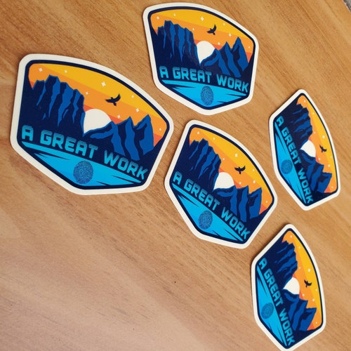 Set of 10 2021 Youth Theme Vinyl Stickers A Great Work Vinyl - Etsy