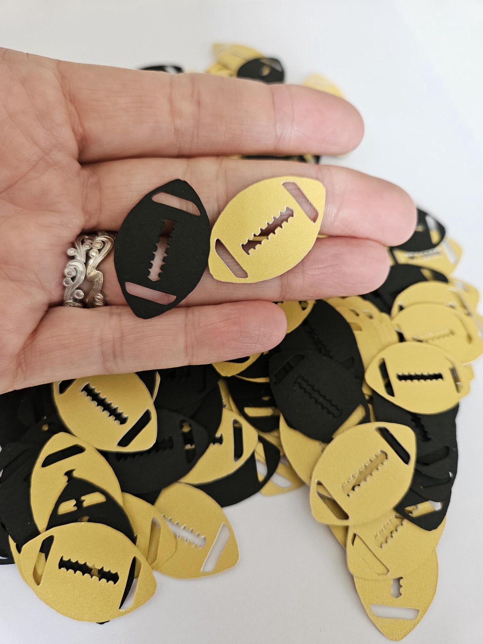 Football Confetti, Team Colored Football Table Decor, Sports Craft ...