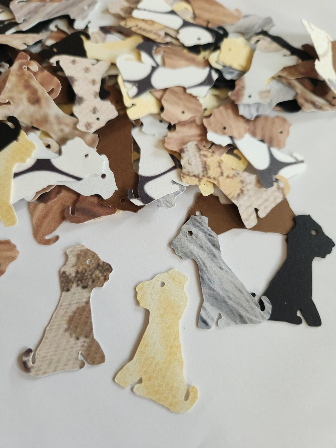 Dog Confetti, Paper Dog Craft, Made in America, Dog Party, Dog Breed ...