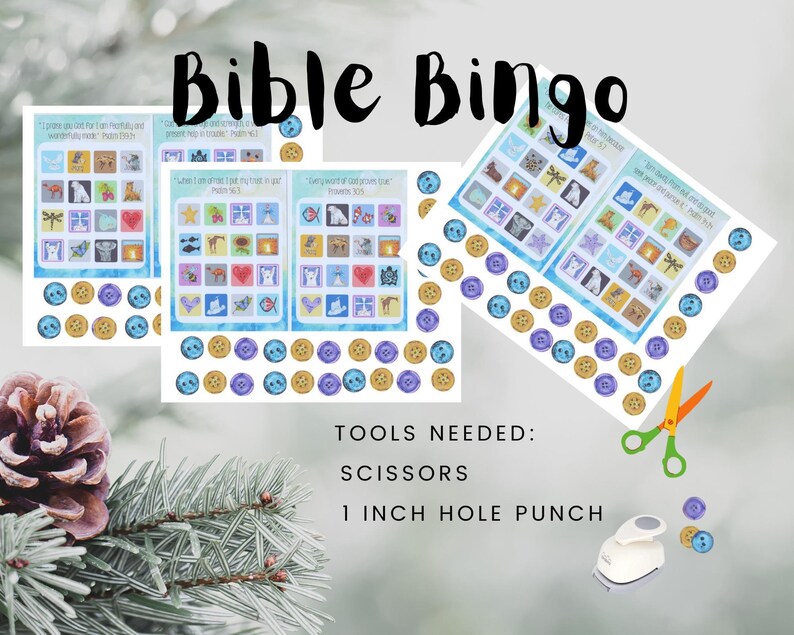 Bible Bingo Cards, Sunday School Activity, Kids Bible Game, Printable ...