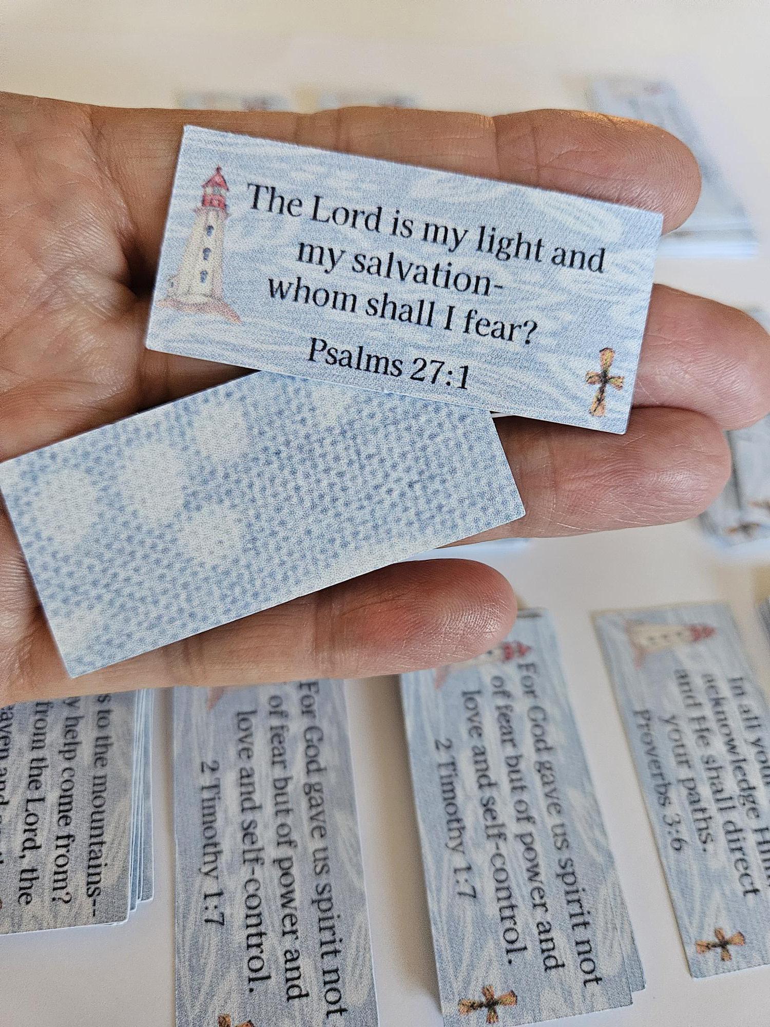 Lighthouse Bible Verses, Bible Verse Confett, Bible Verses of Hope and ...