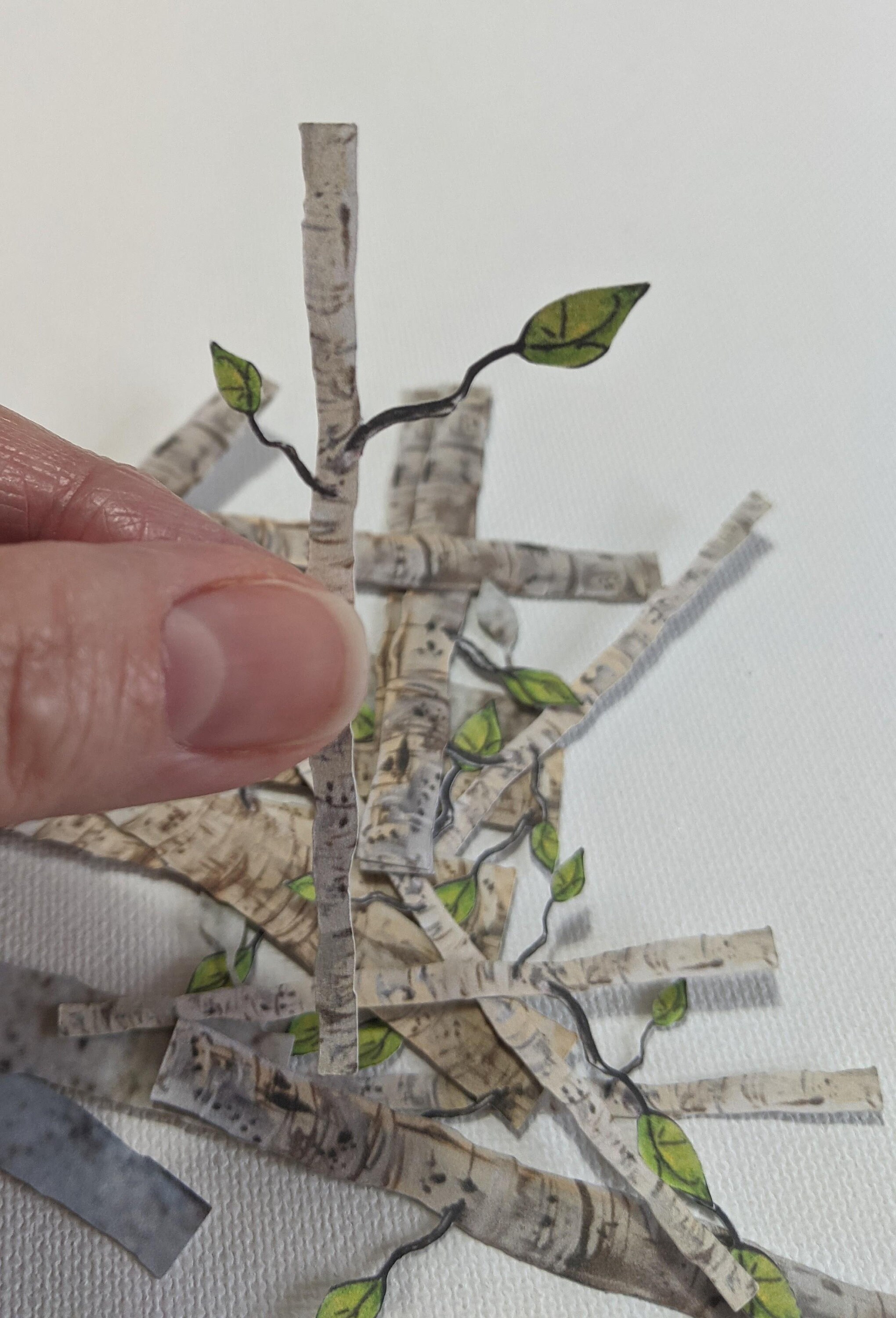 Birch Tree Branches Confetti, Tree Craft, Birch Tree Table Decoration ...