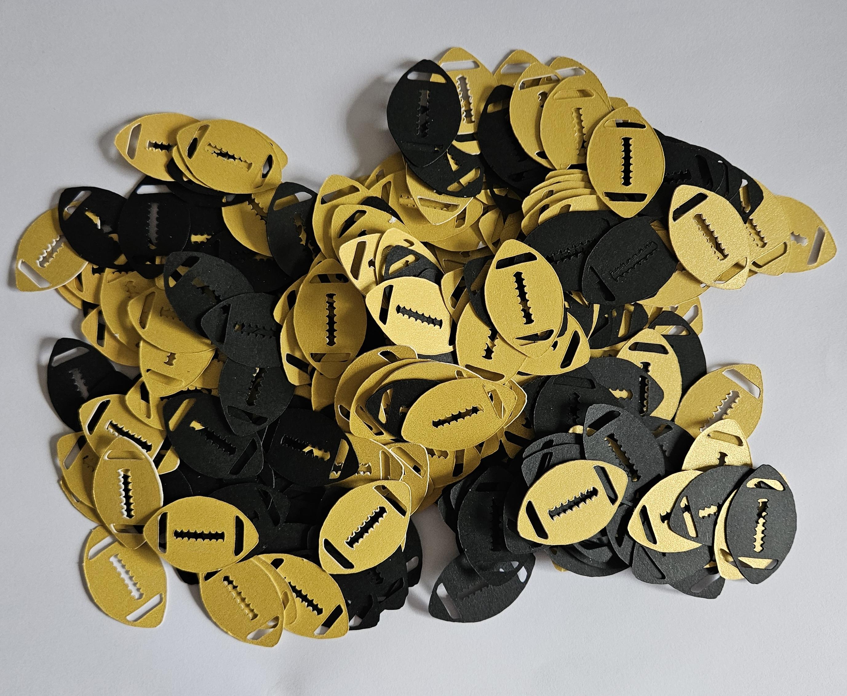 Football Confetti, Team Colored Football Table Decor, Sports Craft ...