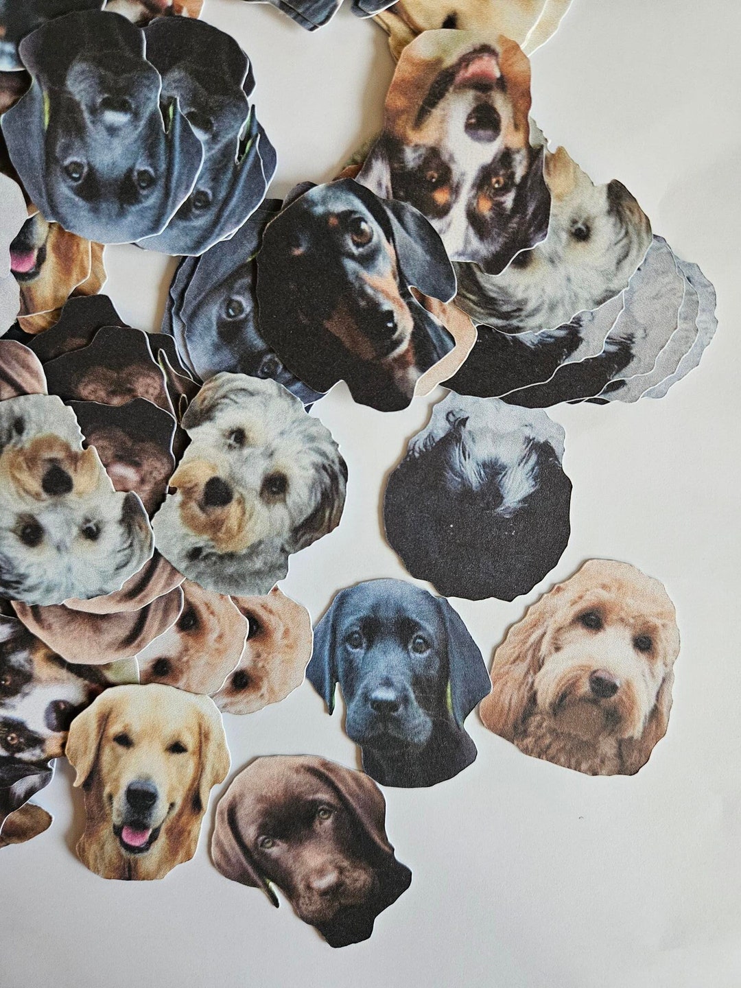 Dog Photo Confetti, Cute Dog Craft, Dog Table Decor, Made in America ...