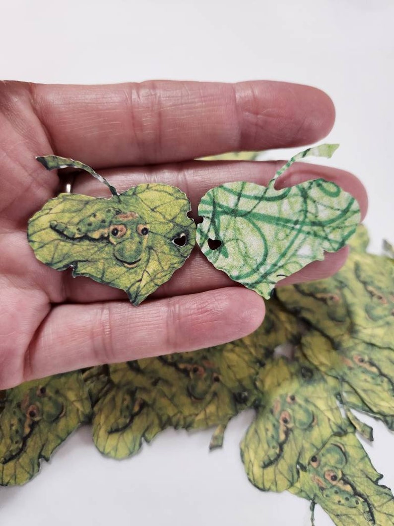 Leaf Caterpillar Confetti, Caterpillar Craft, Bug Craft, Cute Bug With ...