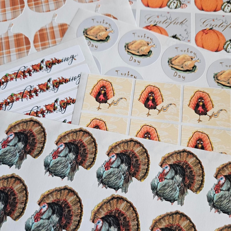 Turkey Stickers - Etsy