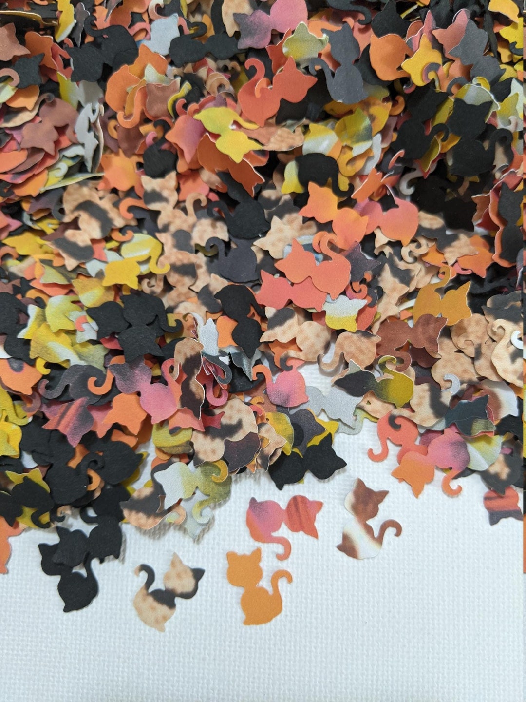 Calico Cat Confetti 700+ Pieces, Autumn Cat Party Decorations, Mini ...