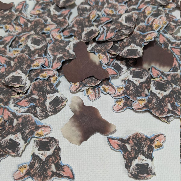 Cow Confetti - Etsy