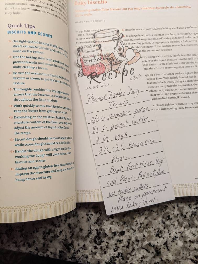 Recipe Bookmarks 6/ Cookie Cutter Bookmarks/ Cookbook Recipe Cards - Etsy