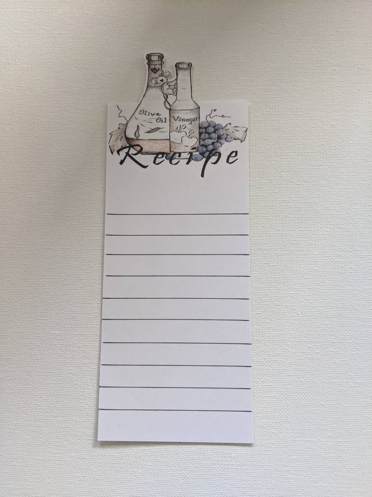 Recipe Bookmarks 6/ Cookie Cutter Bookmarks/ Cookbook Recipe - Etsy