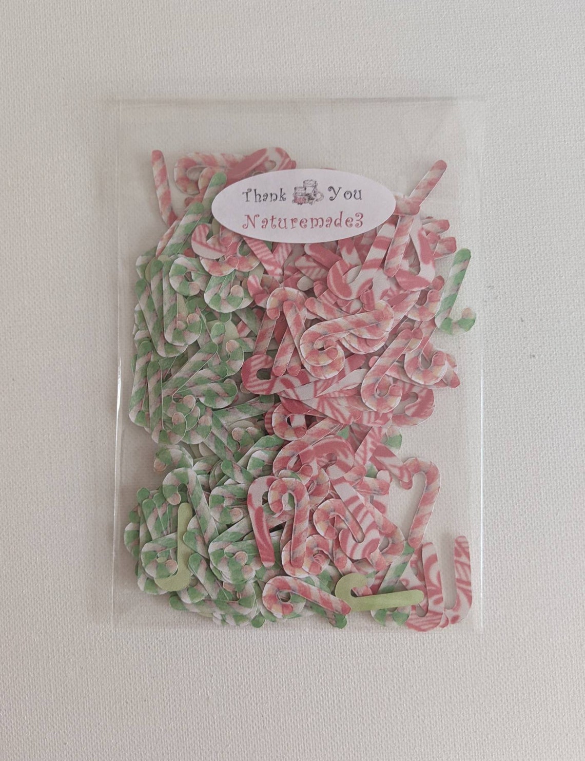 Candy Cane Confetti, Christmas Party Decorations, Kids' Craft, Paper ...