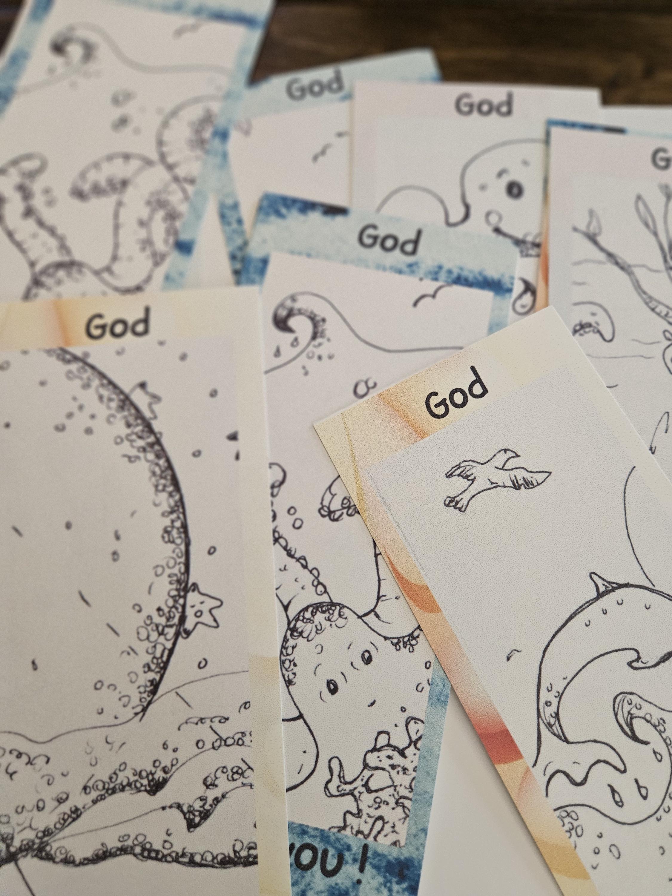God's Creation Coloring Bookmarks: Bible Verse Activity for Kids (24 ...
