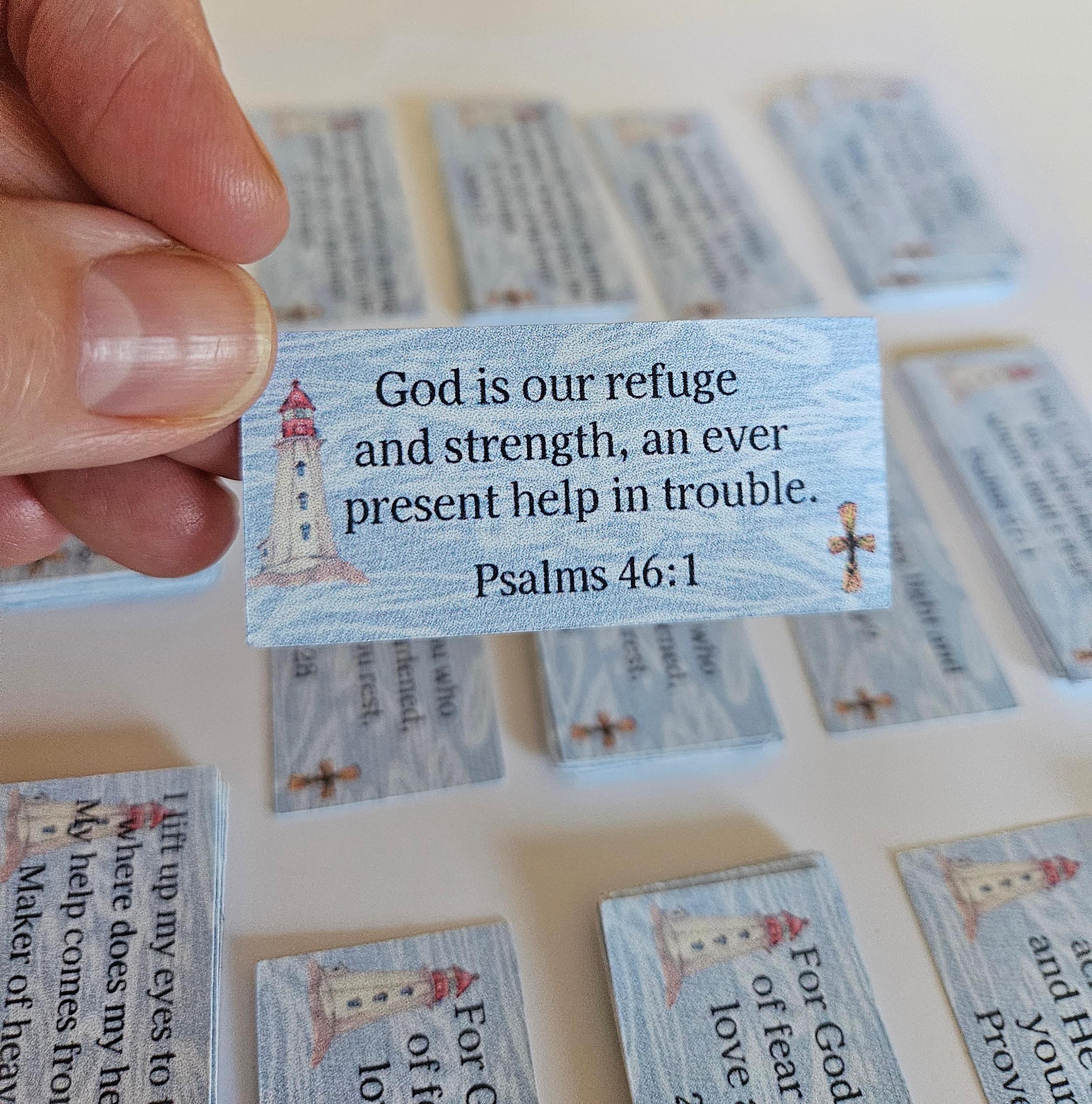 Lighthouse Bible Verses, Bible Verse Confett, Bible Verses of Hope and ...