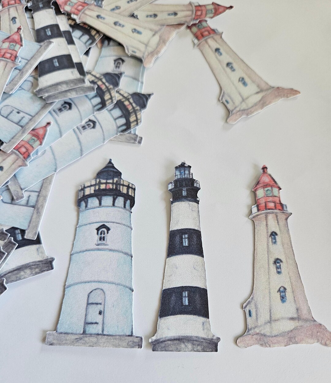 Lighthouse Confetti, Pretty Lighthouse Craft, Lighthouse Table Decor ...