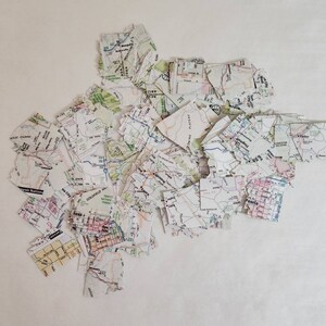 State Map Confetti, Road Atlas State Craft, Paper States, Individual ...