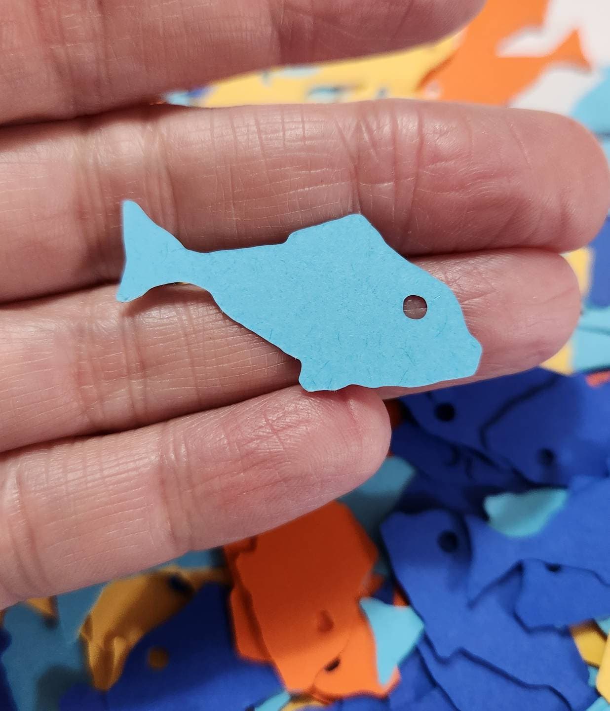 Colorful Fish Confetti Fish Craft Fish Table Decorations - Etsy