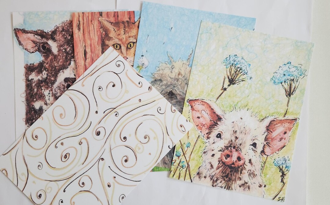 Farm Animal Art Prints, Cute Animal Prints, Nursery Art Prints, Made in ...