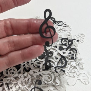 Music Note Confetti, the Tilde Paper Symbol, Paper Musical Notes, Music ...