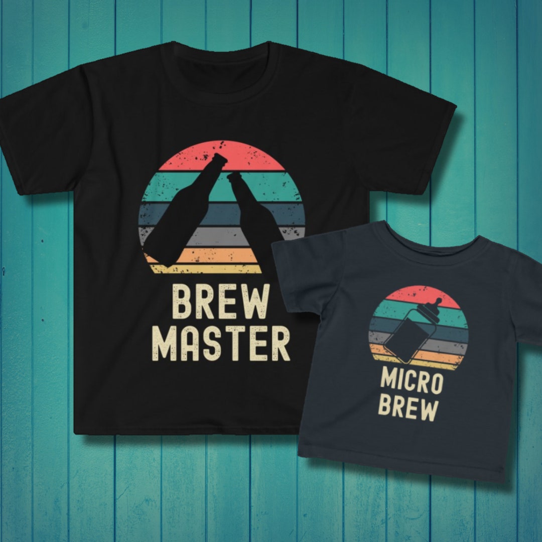 Homebrew Gift for Dad, brew Master and Micro Brew Matching Tees ...