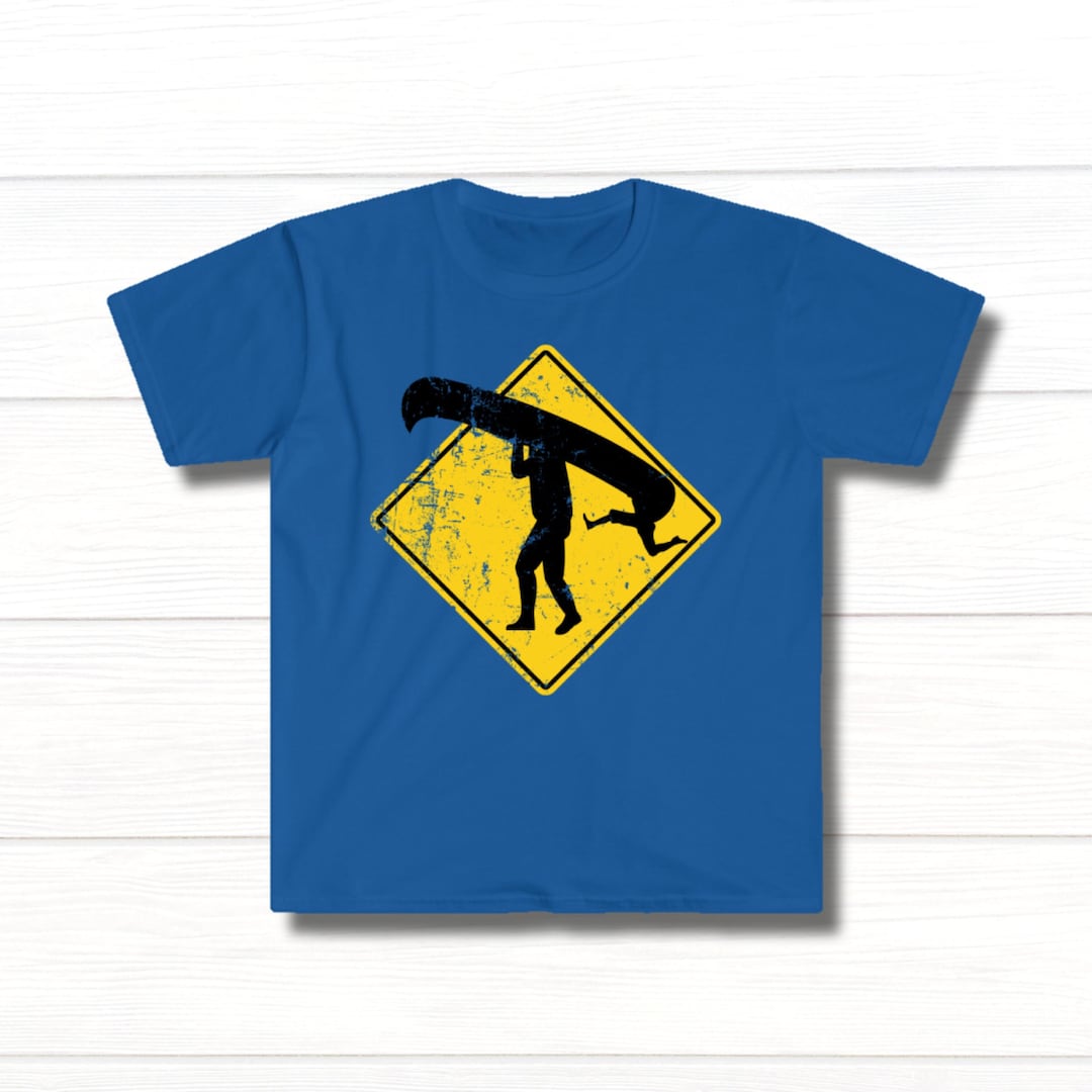 Men's Canoe Portage Sign Shirt, Funny Canoeing Dad Tshirt, Outdoorsy ...