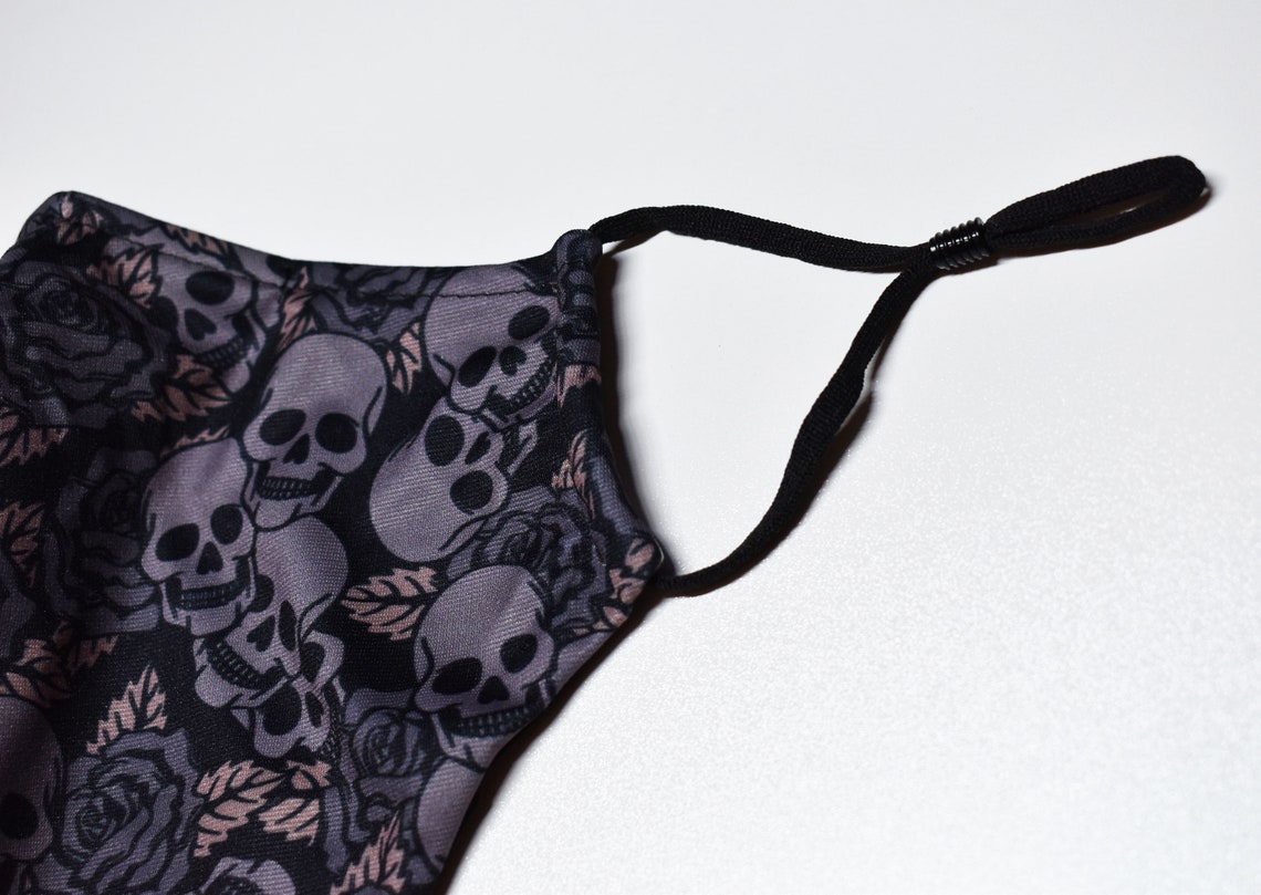 Halloween Beard Masks for Bearded Men. Skulled Style Halloween Mask ...