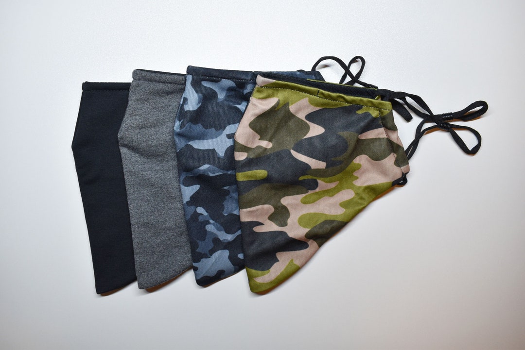 Newly Designed 7" Beard Friendly Mask for Bearded Men. Short Face Mask ...