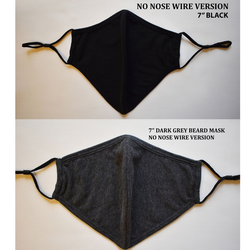 Short Beard Mask for Bearded Men. Beard Friendly Face Mask. - Etsy