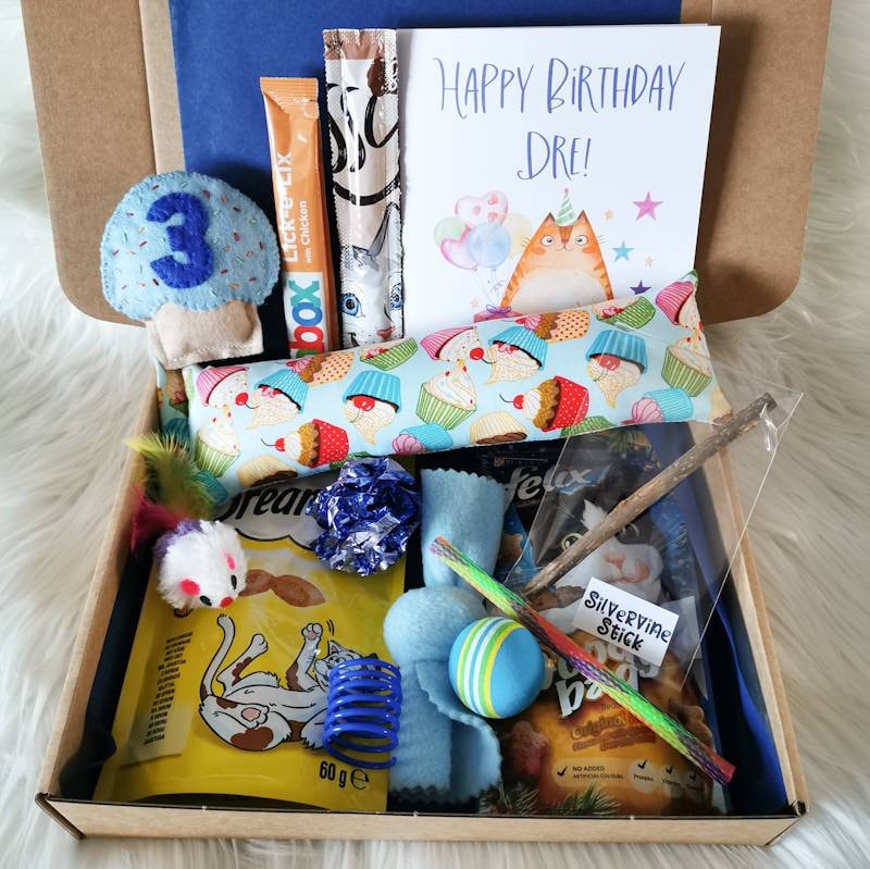 Personalised Cat Birthday Gift Box Gotcha Day Presents Pet - Etsy UK