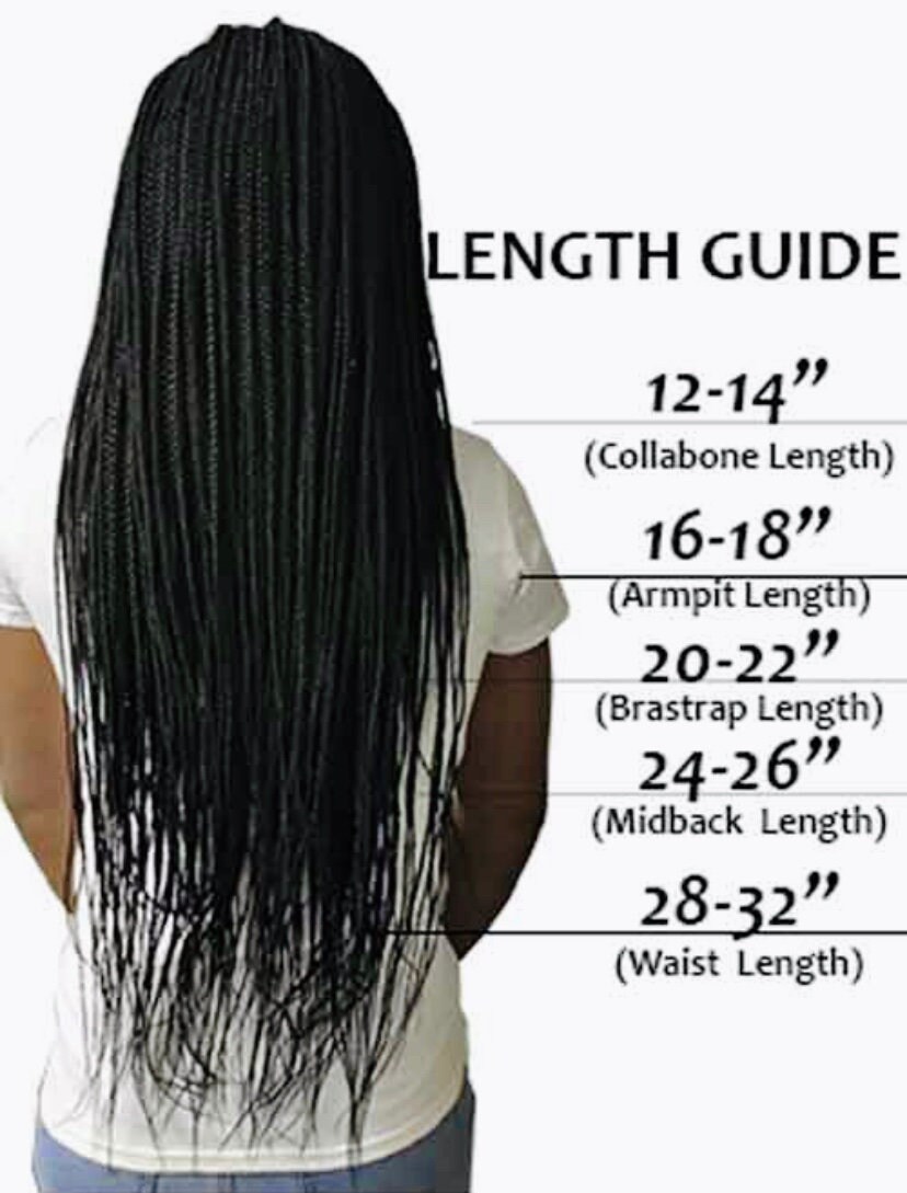 Bra Strap Length Box Braids