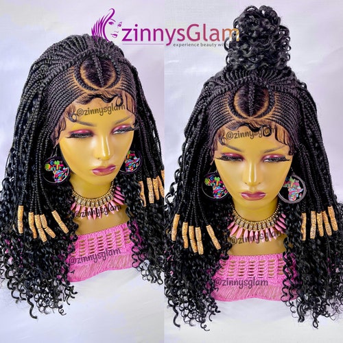 Knotless Braid Wig Etsy