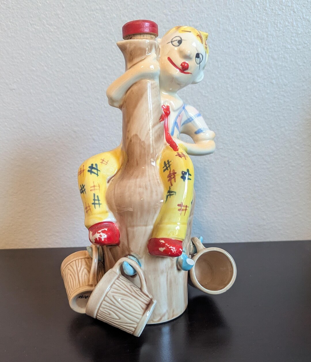 Vintage PACIFIC Made in Japan hillbilly Liquor Decanter With 5 Cups. - Etsy